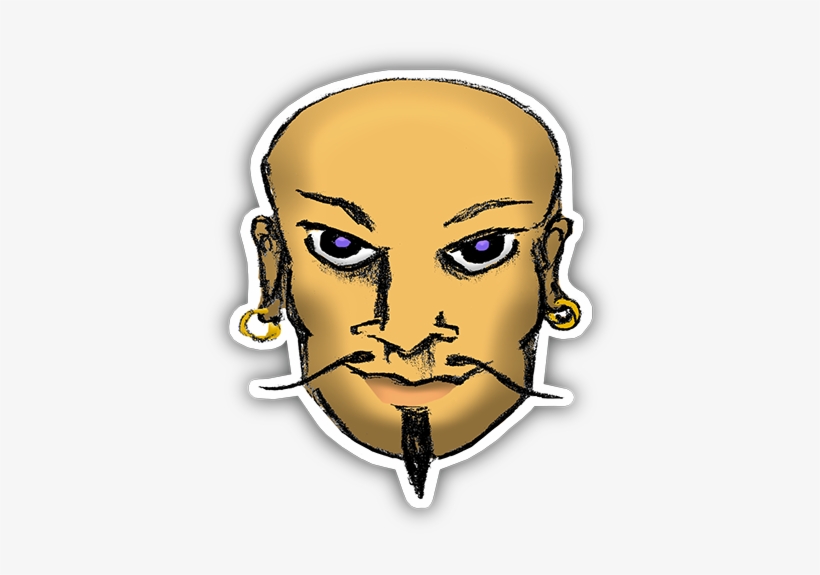 Fu-man Mini Sticker - Illustration - 500x500 PNG Download - PNGkit