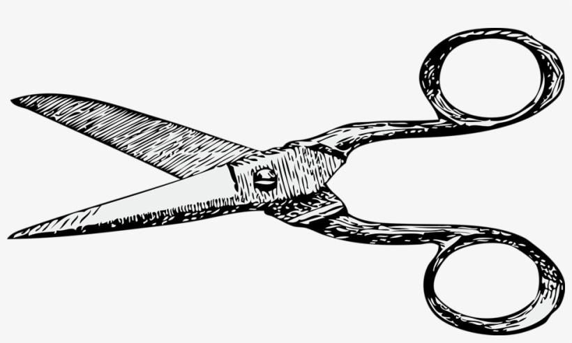 Scissors - Scissors Drawing - 800x442 PNG Download - PNGkit