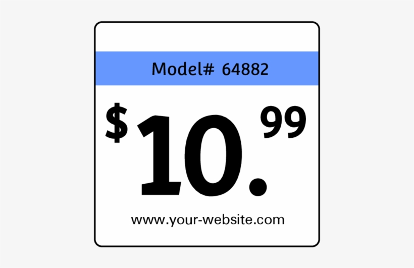 Basic Square Price Tag Labels - Price Tag - 500x500 PNG Download - PNGkit