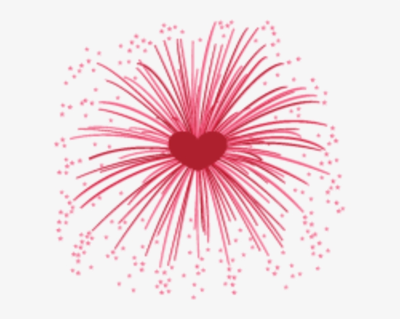 Fireworks Clipart Transparent Png - Heart Firework Png - 600x574 PNG ...