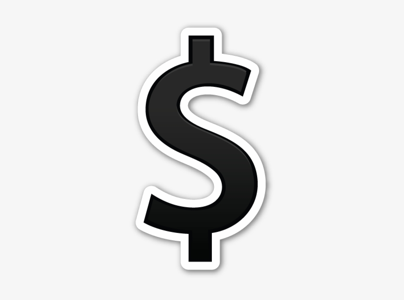 Emoticons│emoticones - - Emoji Symbols Dollar Sign - 303x528 PNG ...