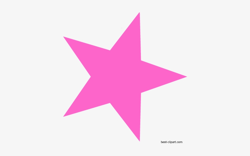 Free Pink Star Clip Art Image - Symbol - 450x450 PNG Download - PNGkit