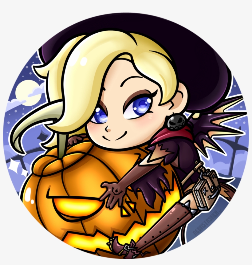 Halloween Mercy Icon By Neonstryker On Deviantart Vector - Witch Mercy ...