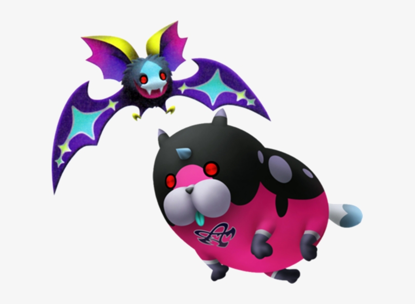 Meow Wow And Komory Bat - Meow Wow Nightmare - 615x520 PNG Download ...