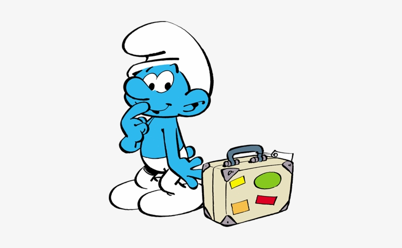Smurf - Smurf Travel - 382x426 PNG Download - PNGkit