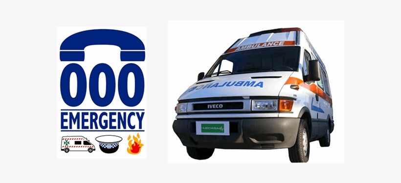 Ambulance - 000 Emergency - 600x323 PNG Download - PNGkit