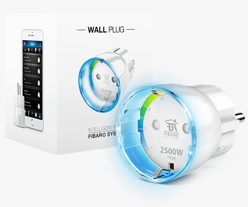 Fibaro Wall Plug Type F - Fibaro - 1200x1200 PNG Download - PNGkit