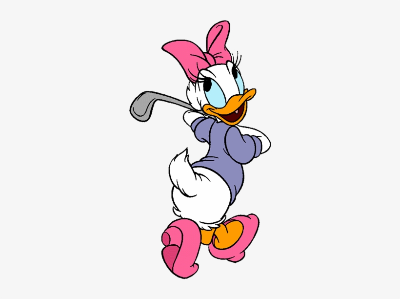 Daisy Duck Golf - 300x541 PNG Download - PNGkit