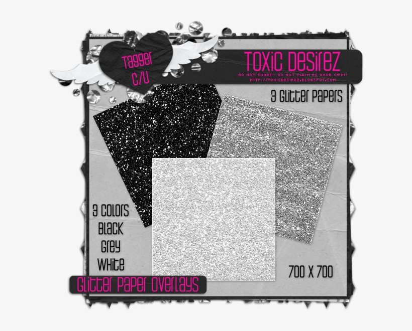 Cu Glitter Paper Overlays Larger Image - Girl - 660x600 PNG Download ...