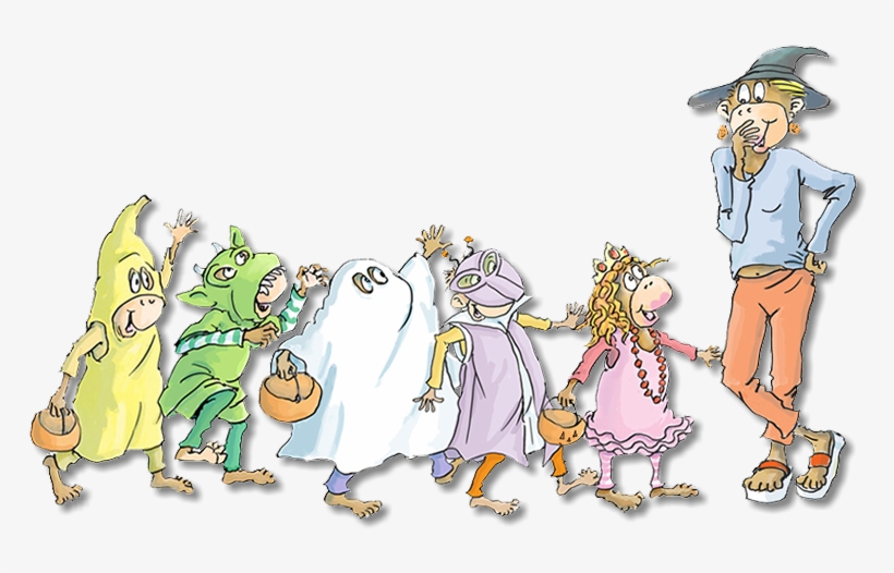 Some Neighborhood Friends Of The Monkeys Show Up In - Five Little ...