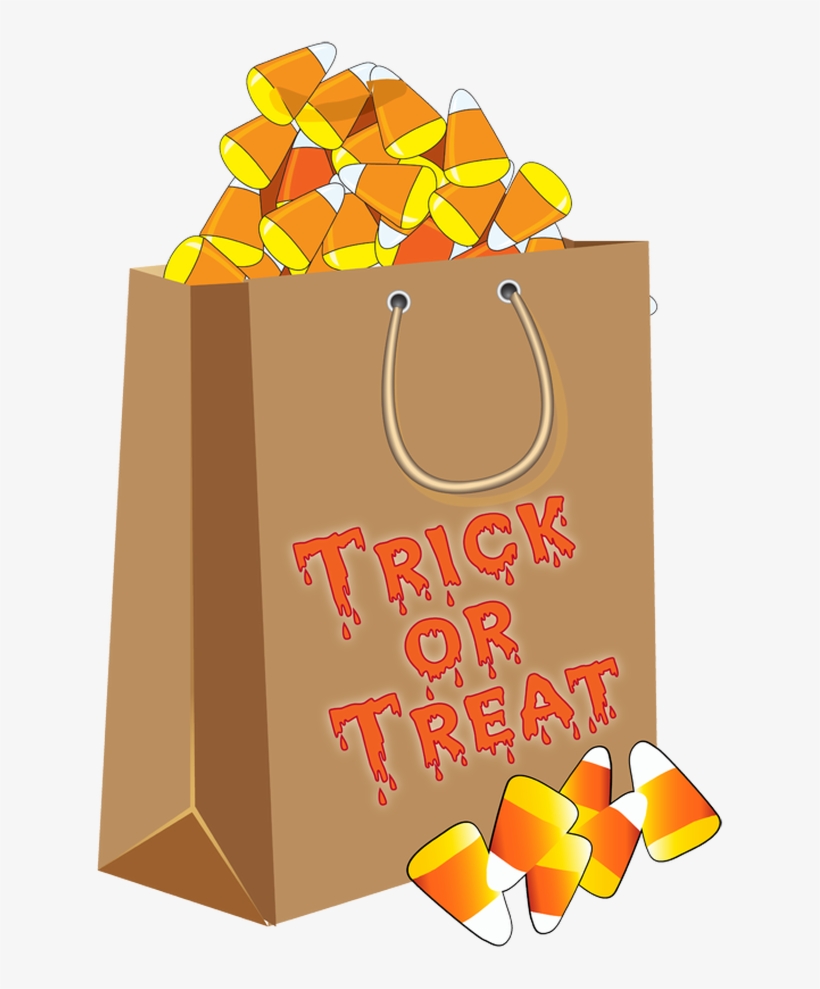 Cliparts Candy Treat - Halloween Trick Or Treat Bag Clipart - 640x909 ...