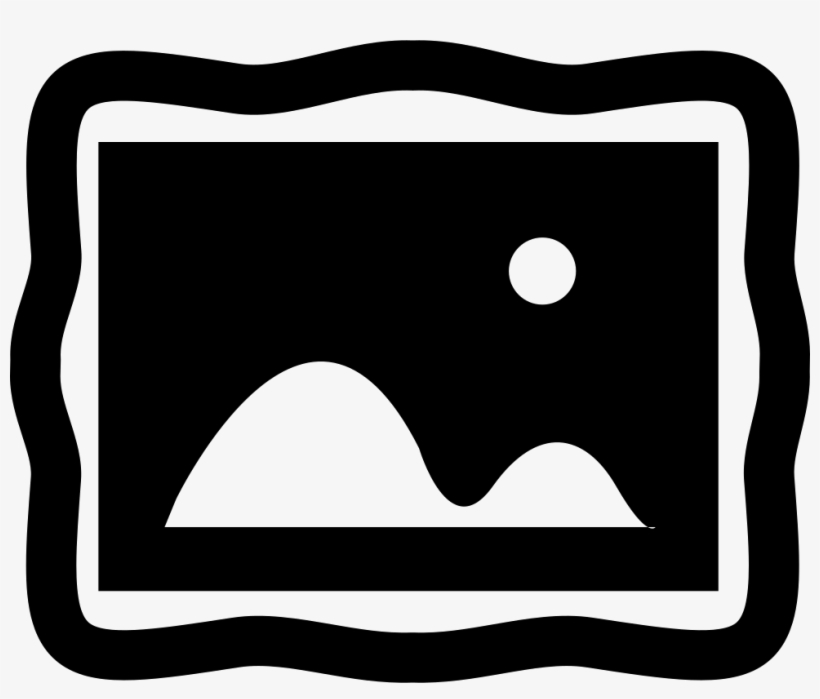 Painting With Frame Of Curved Edges Svg Png Icon Free - Painting Frame ...