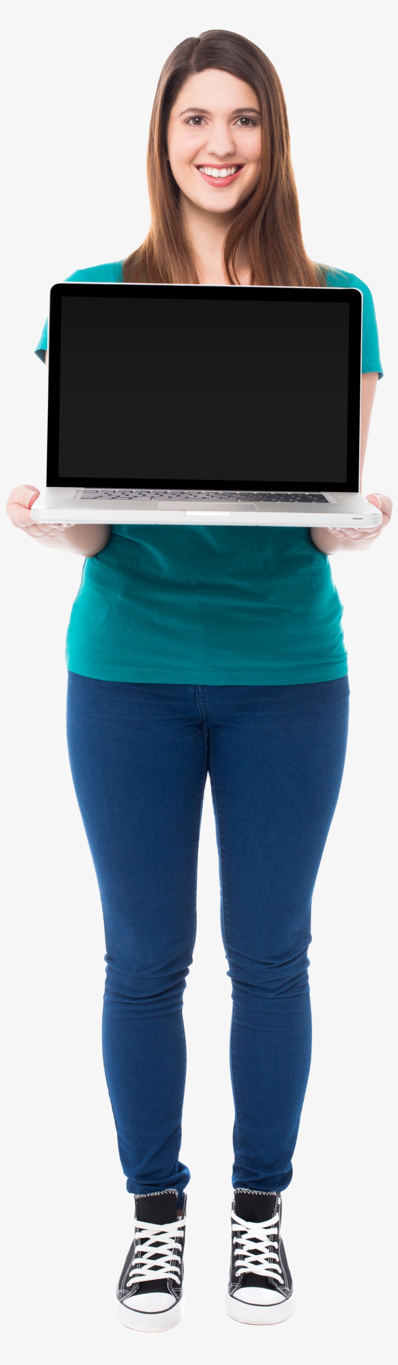 Girl With Laptop Png Image - Girl - 3840x5760 PNG Download - PNGkit