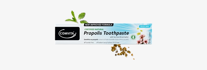 Propolis - Comvita Propolis Toothpaste - Fresh Mint - 420x480 PNG ...
