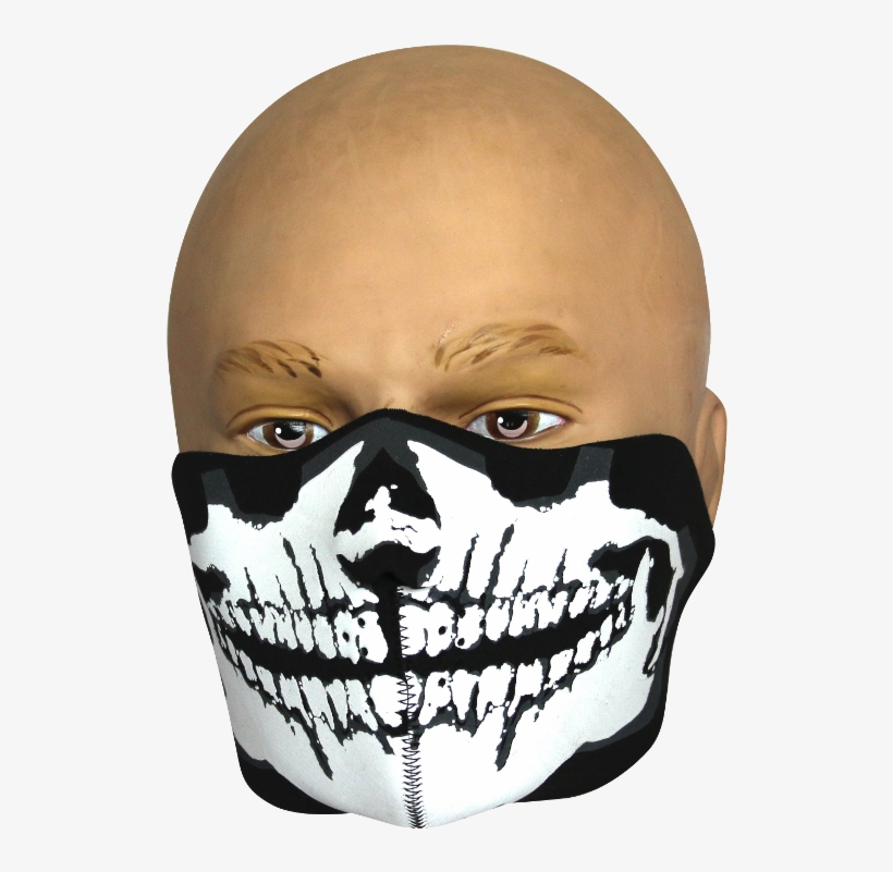 Loading Zoom - Skull Mask Half Face - 720x720 PNG Download - PNGkit