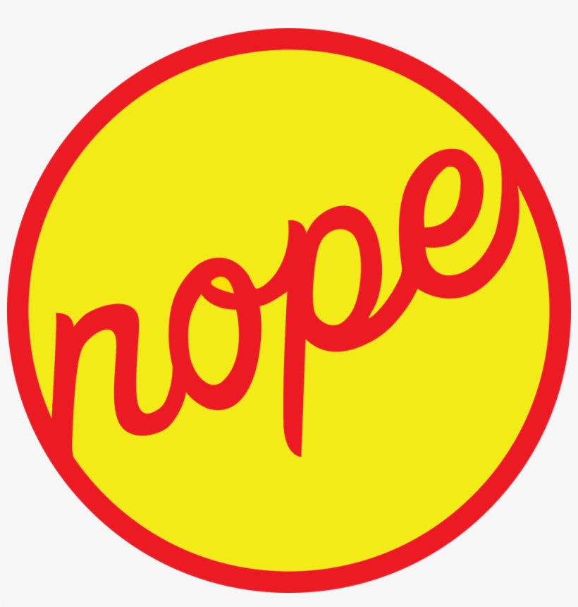 Download Transparent Nope Logo-yellow - PNGkit