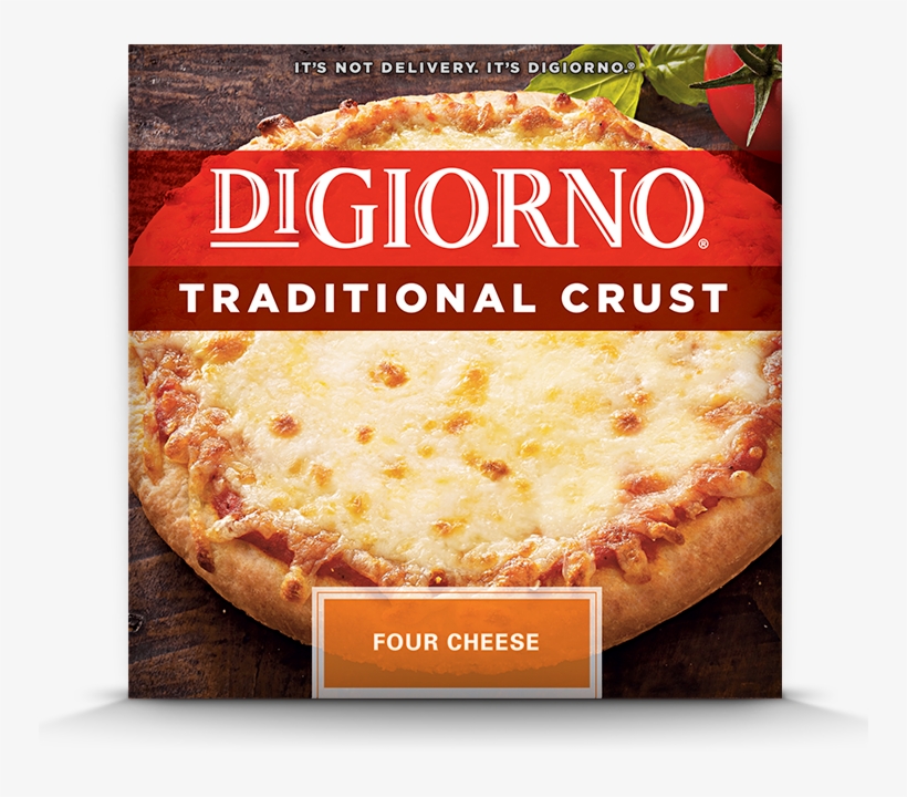 Small Sized Pizzas - Digiorno Pizza Traditional Crust - 750x640 PNG ...