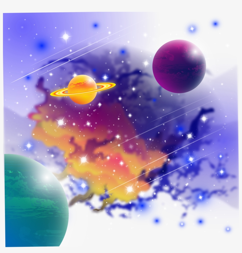 Svg Royalty Free Download Planet Universe Nebula Fantasy - Star Cosmic ...