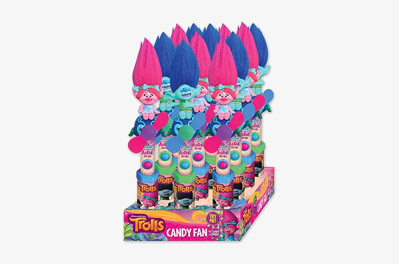Dreamworks Trolls Character Fan Candy Toy For Fresh - Trolls Candy ...