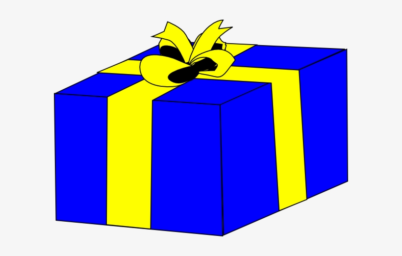How To Set Use Blue Present Svg Vector - 600x442 PNG Download - PNGkit