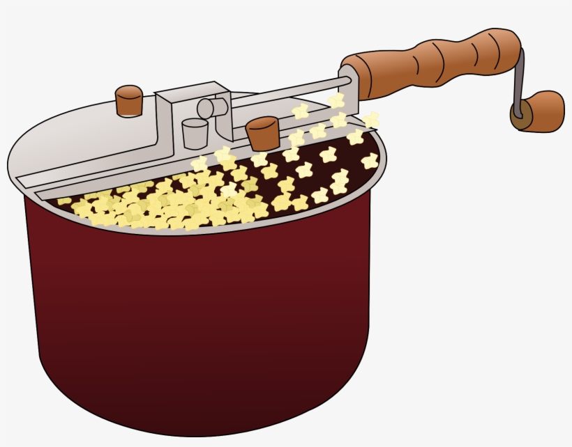 Popping Popcorn Clipart