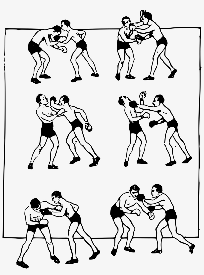 This Free Icons Png Design Of Two Boxers - 1849x2400 PNG Download - PNGkit