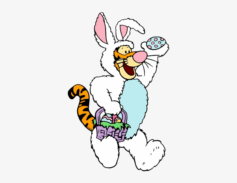 Disney Easter Clip Art - Winnie The Pooh Easter Tigger - 361x559 PNG ...
