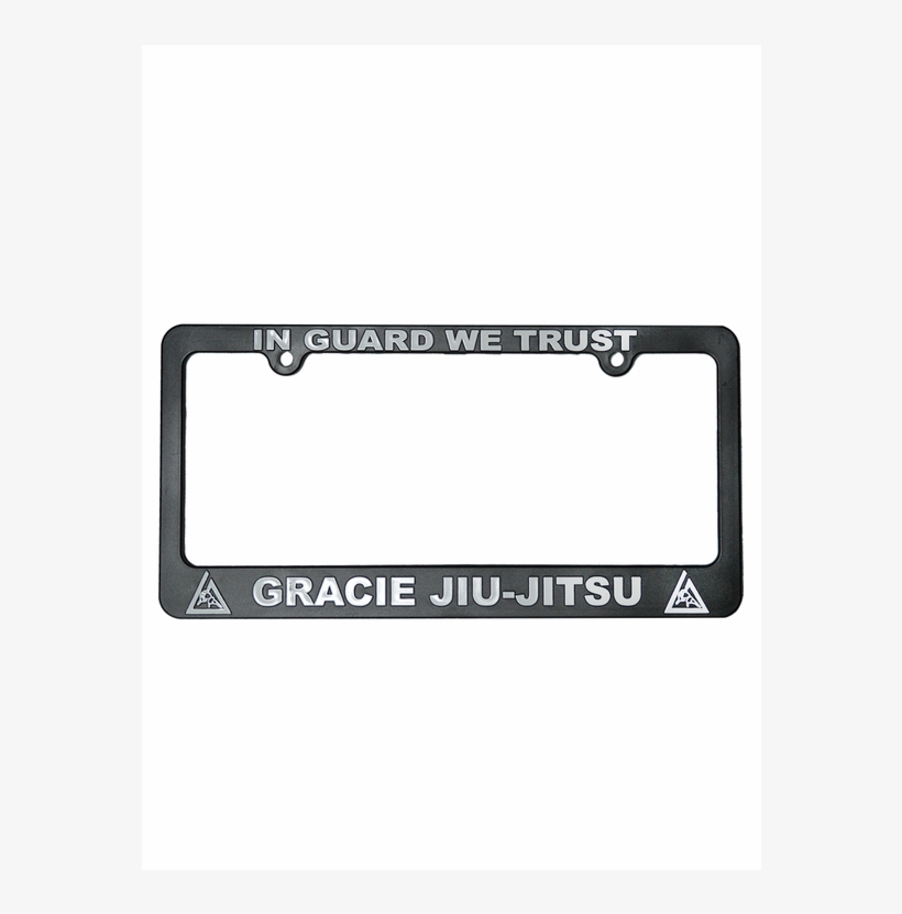 "in Guard We Trust" License Plate Frame - Sign - 750x750 PNG Download ...