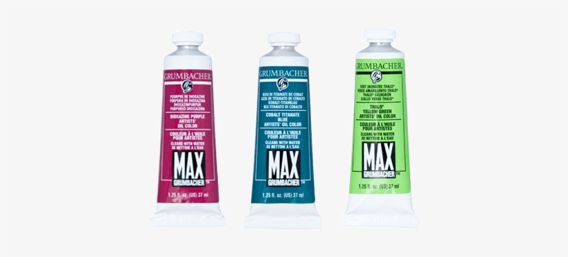 Max Water Mixable Oils - Grumbacher Max Water Miscible Oil Paint, 37ml ...