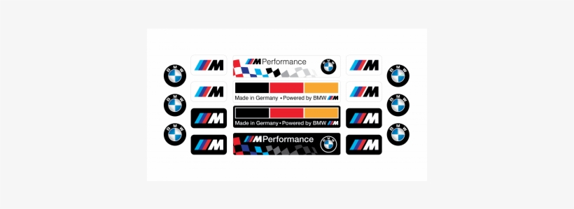Bmw Emblems Set - Bmw Car Sticker Png - 400x350 PNG Download - PNGkit