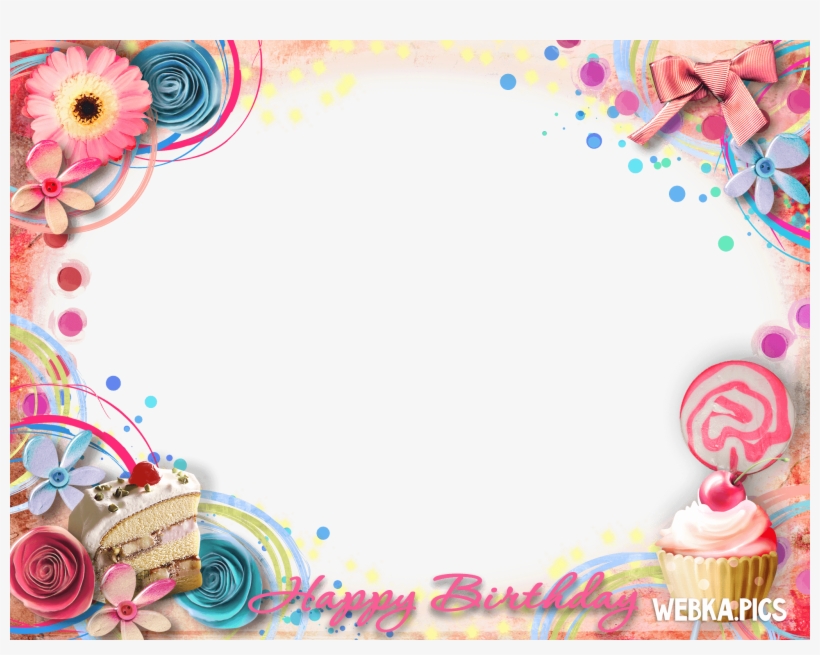 Download Transparent Birthday Frame Png - Online Frames For Birthday ...