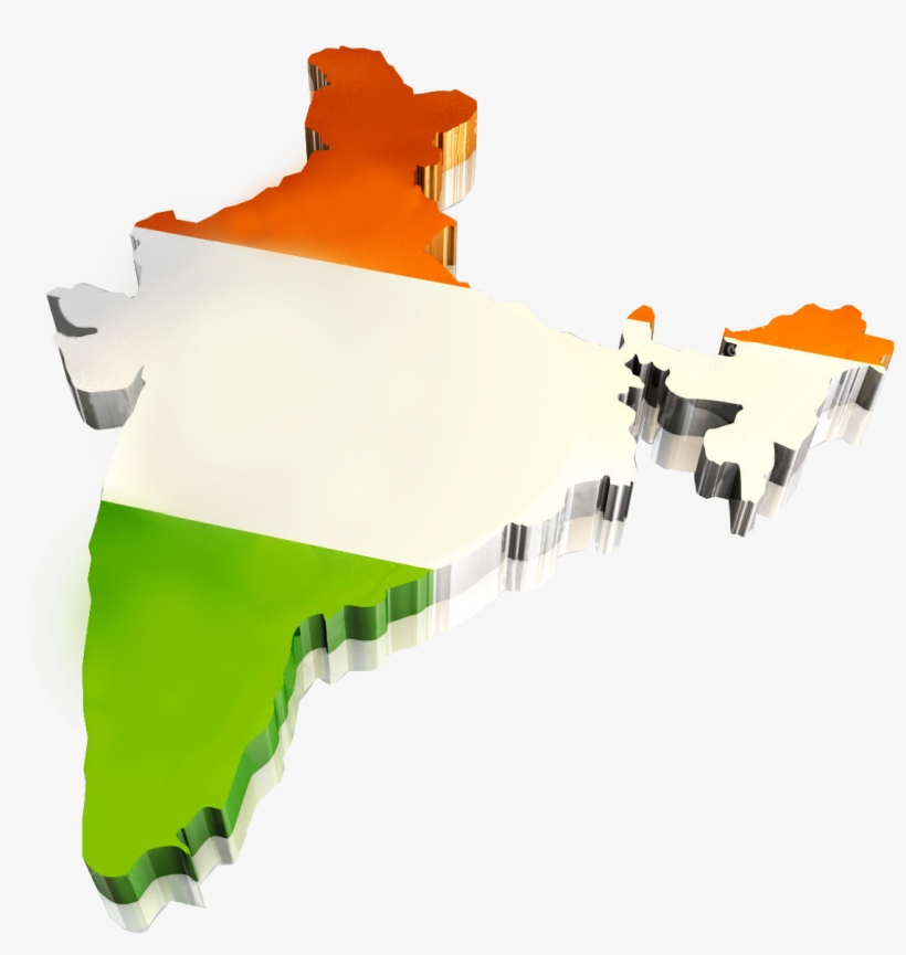 India Map Png Transparent Image - 3d Indian India Map - 1300x1390 PNG ...