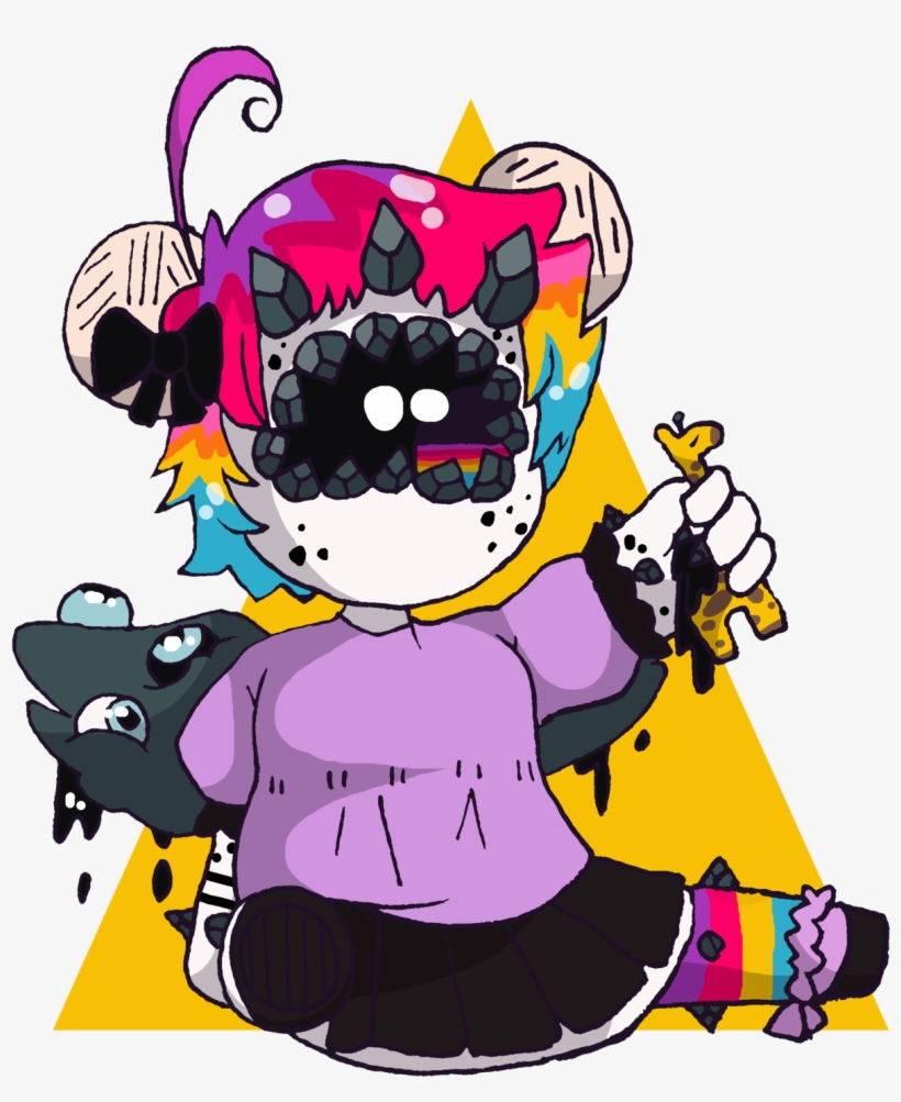 Harper Xynthii Oc Child Toddler Pastel Goth Lisa Frank - Cartoon ...