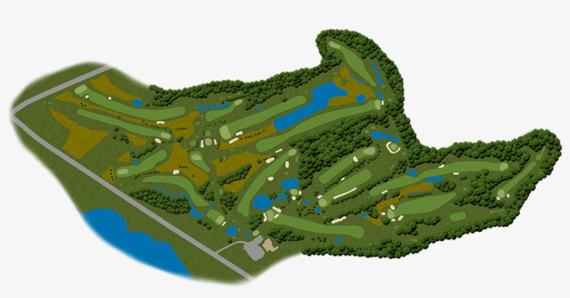Course Map - Golf Course Layout Png - 900x428 PNG Download - PNGkit