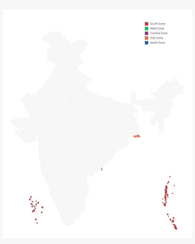 Zone Map - India Map Vector Png - 3818x4600 PNG Download - PNGkit