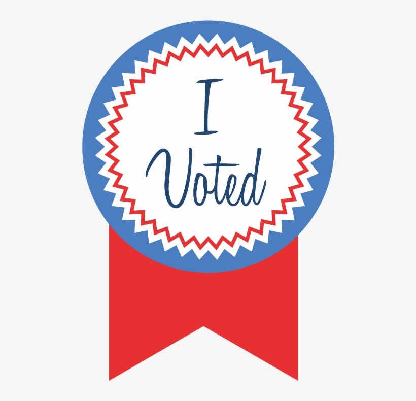 I Voted Ribbon - 500x710 PNG Download - PNGkit