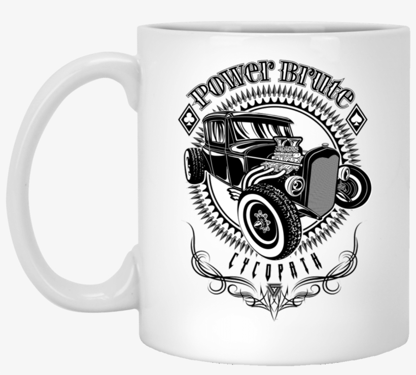 Hot Rod Coffee Mug - 11 Oz Mug - 1155x1155 PNG Download - PNGkit