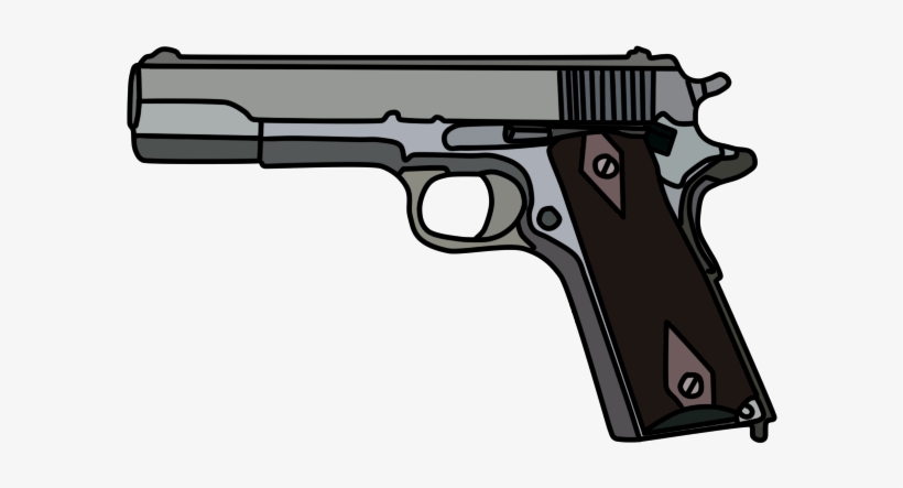 Vector Stock 1911 Clip M1911a1 Colt - Pistol Png Cartoon - 600x370 PNG ...