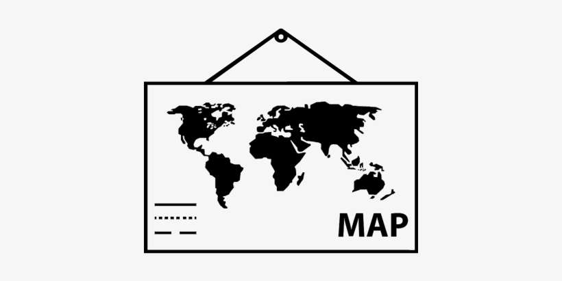 Download Transparent World Map Vector - World Map - PNGkit