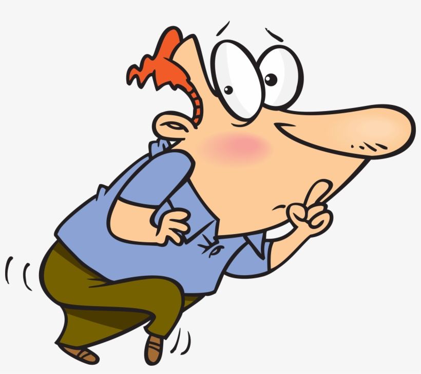 Cartoon Quiet - Tip Toe Clip Art - 2000x1678 PNG Download - PNGkit