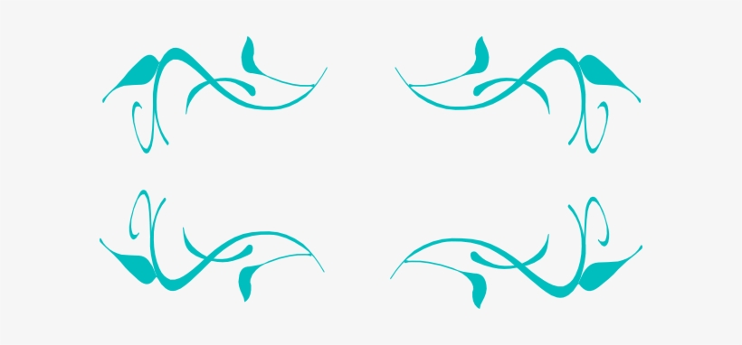 Swirl Border Clip Art - Swirl Border Colorful Png - 600x302 PNG ...