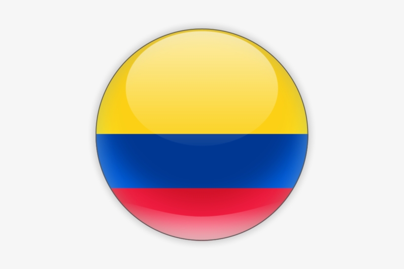 Illustration Of Flag Of Colombia - Colombia Flag Circle Png - 640x480 ...