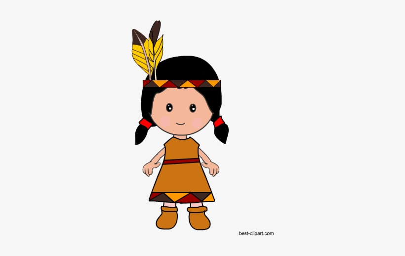 Pilgrim Girl Clip Art