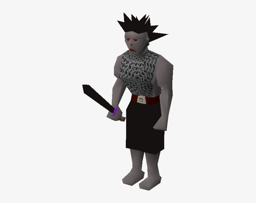 Black Knight Titan - Runescape Black Knight - 292x570 PNG Download - PNGkit