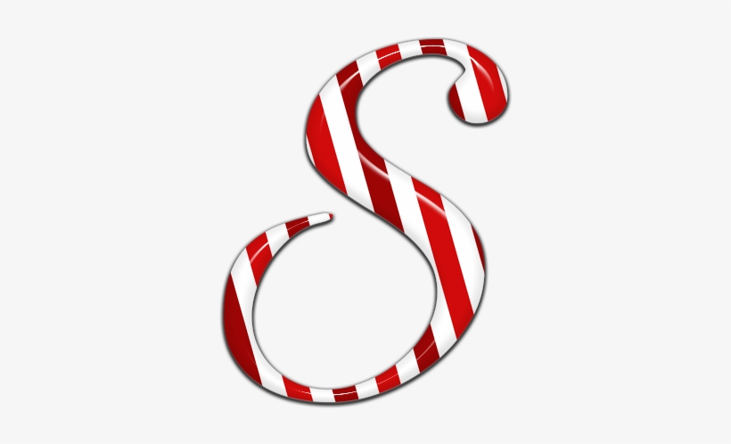 Candycane Letter S Text Candy 1488237 - Illustration - 2000x2000 PNG ...