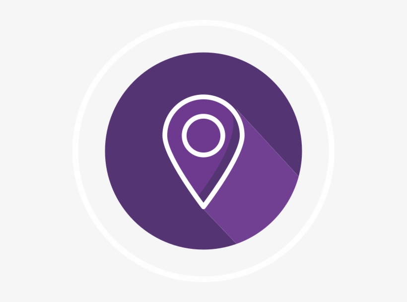 Download Transparent Our Locations - Purple Location Icon Png - PNGkit