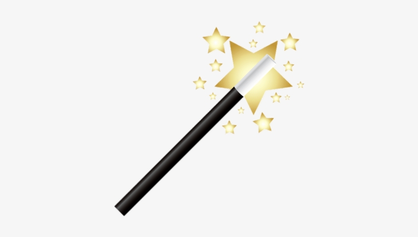 Magician's Wand - Emoji Magic Wand - 400x400 PNG Download - PNGkit