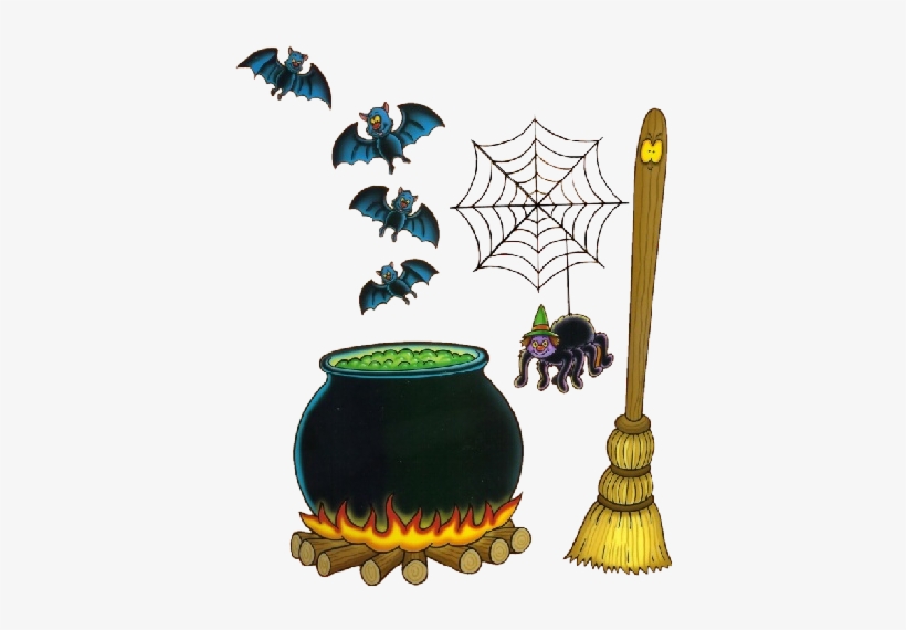 Witches Cauldron Halloween Cartoon Clip Art - Halloween Cartoon Witches ...