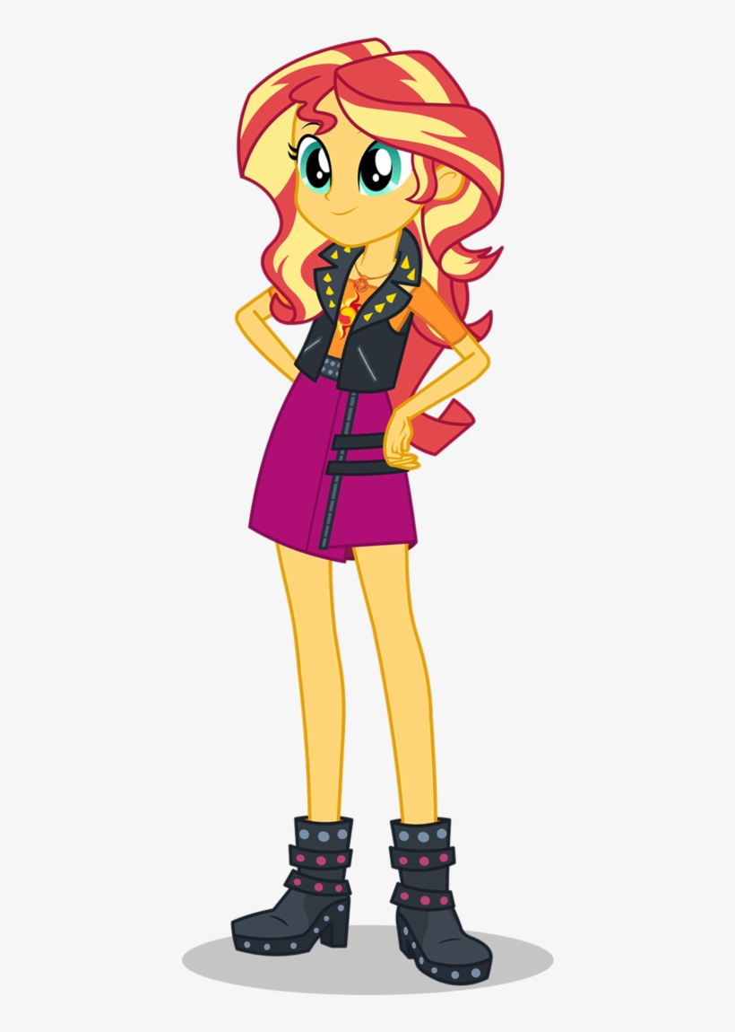 Sunset Shimmer - Mlp Eg Better Together - 730x1095 PNG Download - PNGkit
