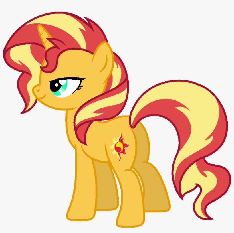 Pony Vector Sunset Shimmer - Sunset Shimmer Forgotten Friendship Pony ...